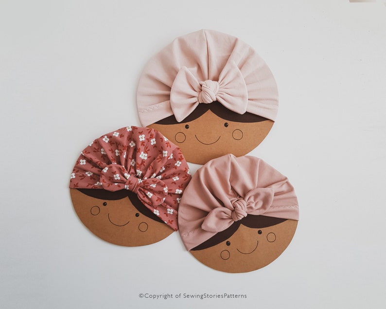 Baby Turban 5 Styles PDF Pattern Baby and Kids Sewing Hat - Etsy