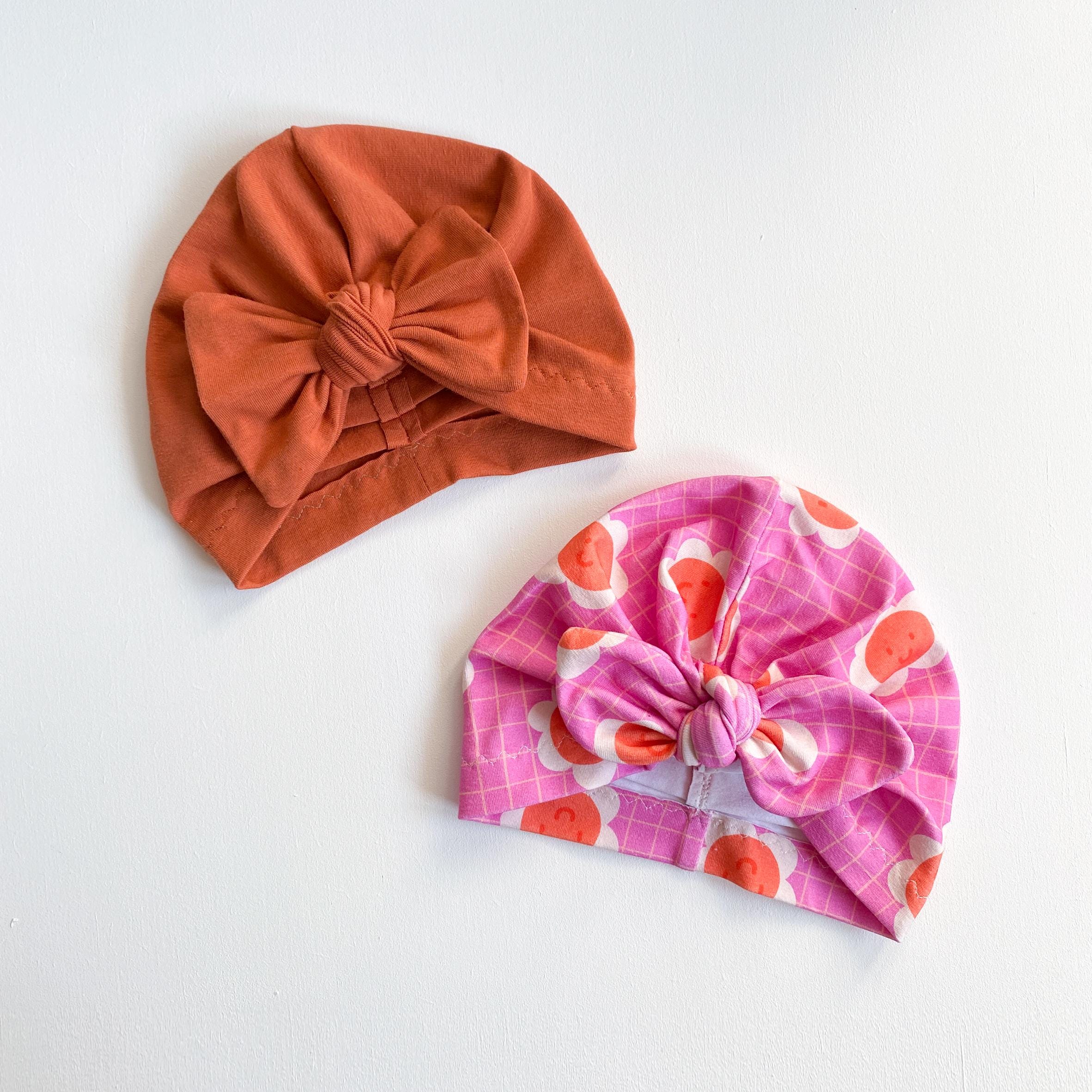 Baby Turban - 5 Styles PDF Pattern | Baby and Kids Sewing Hat With Bow ...