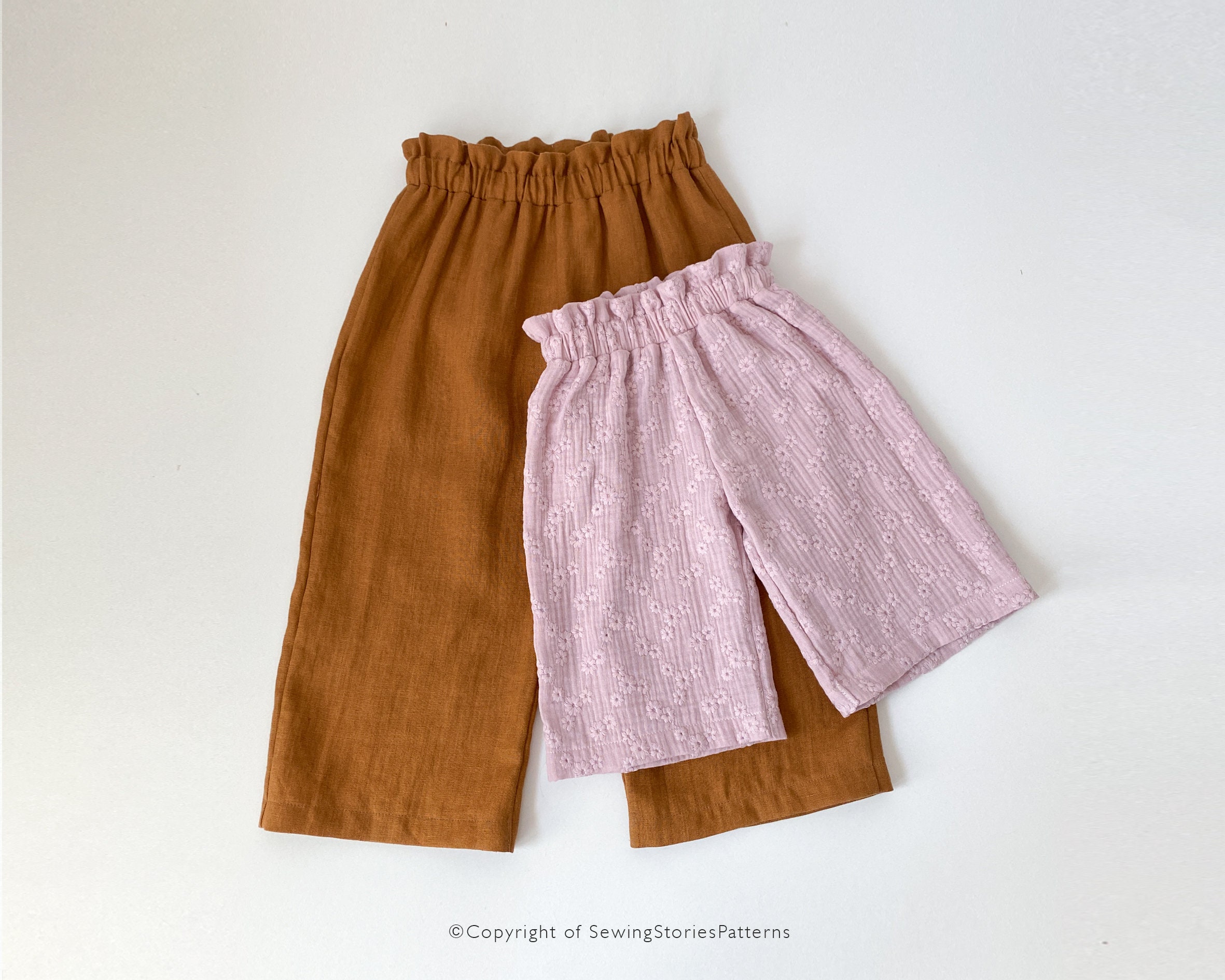 Wide Leg Pants PDF Pattern Culottes Sewing Pattern - Etsy UK