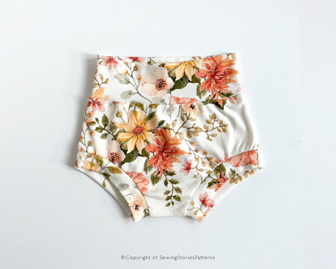 High Waisted Bummies PDF Pattern Baby Bummies Sewing Pattern Bummy Pdf Pattern Shorts Pants Pdf ...