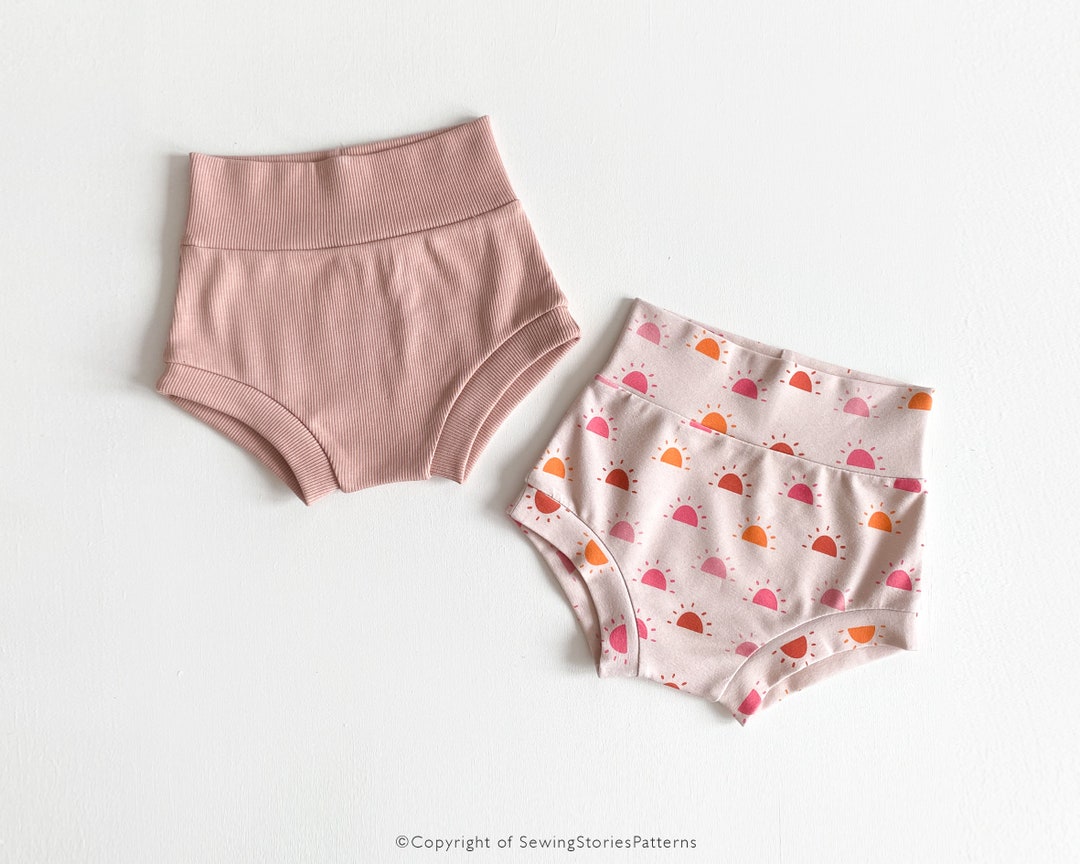 Baby Bummies PDF Pattern High Waisted Bummies Pattern Bummy Shorts ...