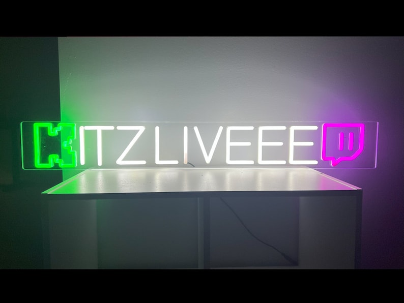 LED STREAMER SIGN (instructions in Photos) - Etsy