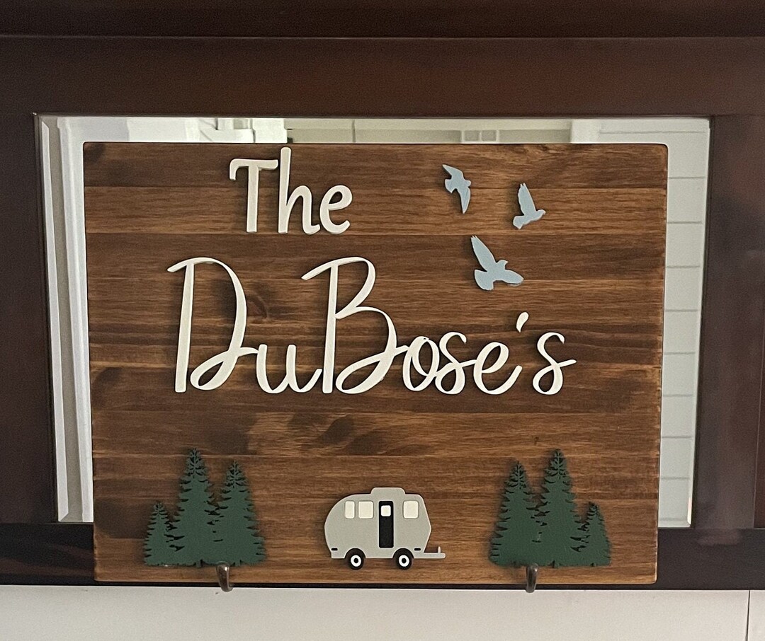 Custom Camper Sign/personalized Camper Decor - Etsy