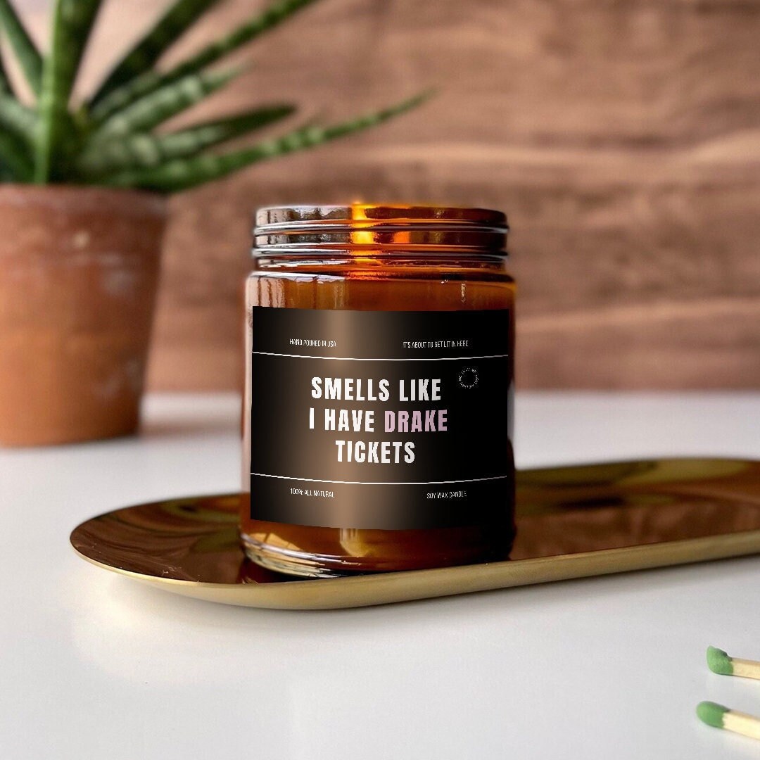 Drake Tour Candle Its All A Blur Tour Gift for Drakes Tour - Etsy