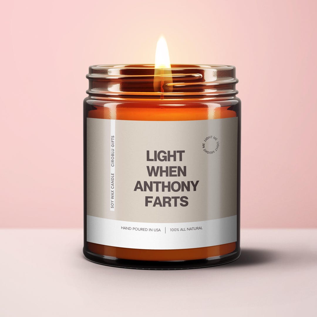 Light When Farts Candle Funny Fart Xmas Gifts Funny Christmas Gifts ...