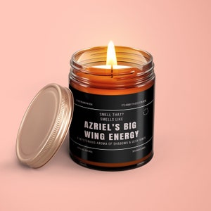 Azriel Acotar Candle Acotar Fan Gift Acomaf A Court of Thorns and Roses ...