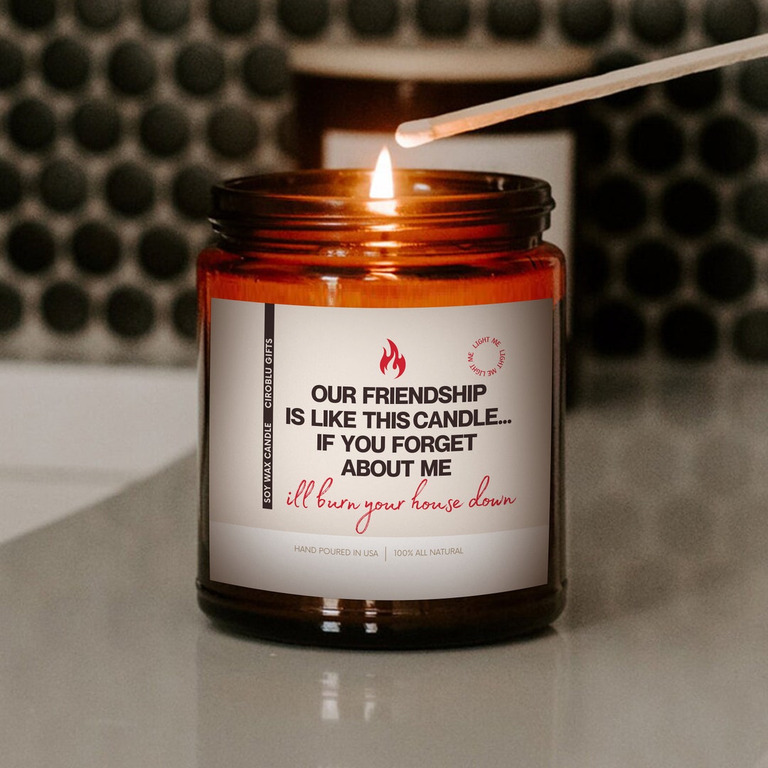 Bestie Friendship Candle Best Friend Gift Friendship Gift Friend Gift ...