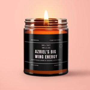 Azriel Acotar Candle Acotar Fan Gift Acomaf A Court of Thorns and Roses ...