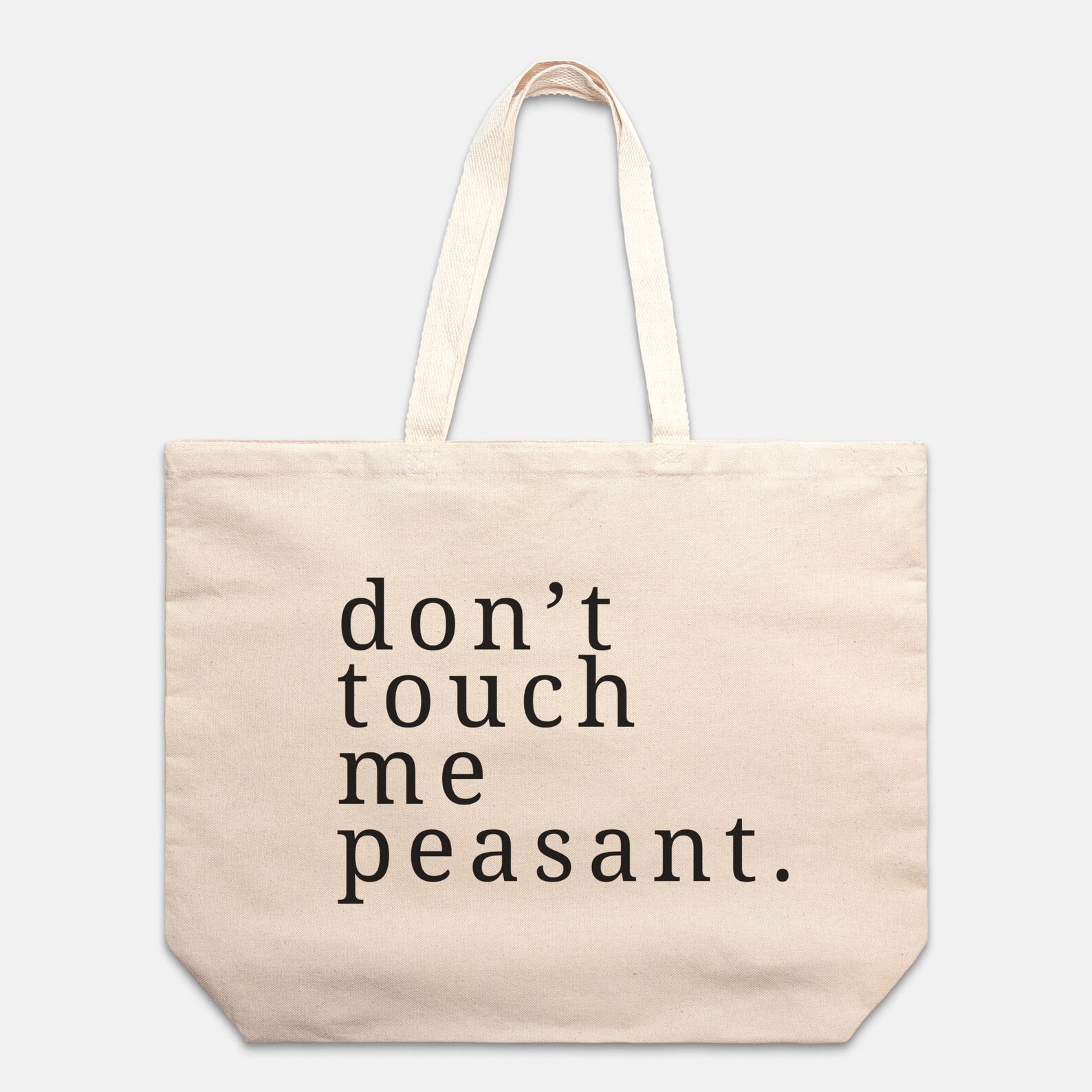 Funny Sarcastic Tote Bag Quote Natural Cotton Shopping School Shoulder ...