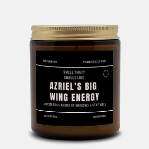 Azriel Acotar Candle Acotar Fan Gift Acomaf A Court of Thorns and Roses ...