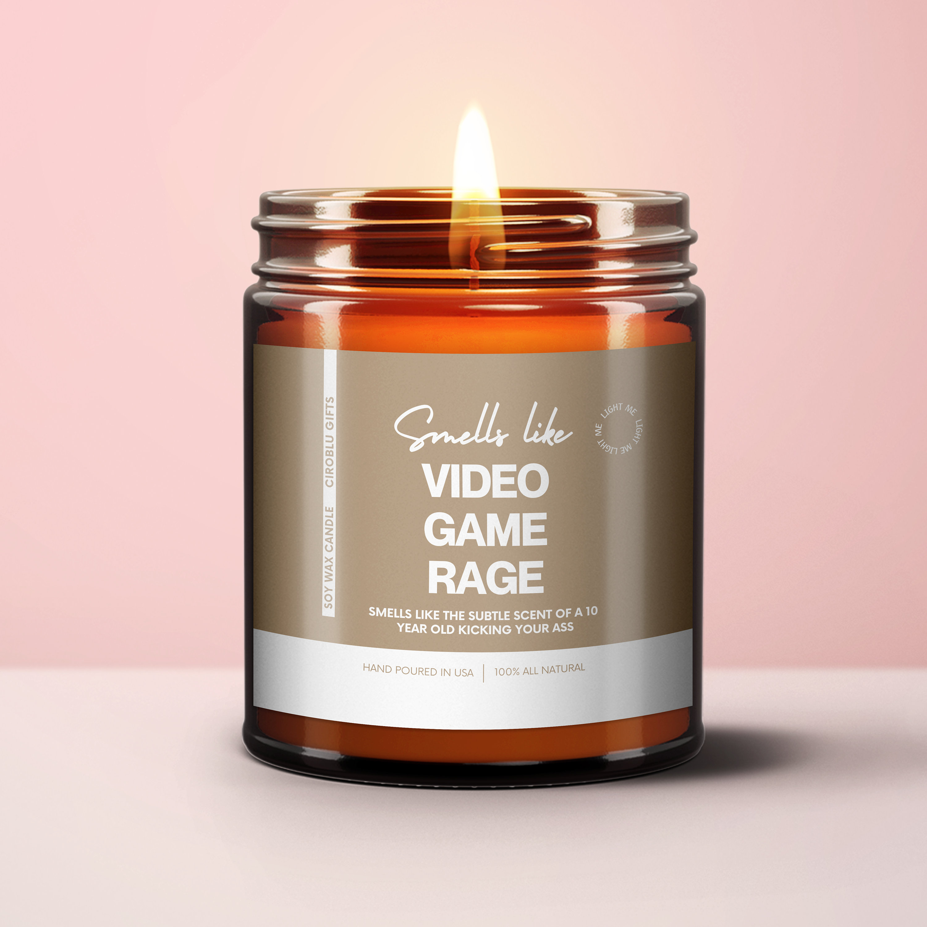 Funny Video Game Rage Candle Funny Gamer Candle Gift for Video Game ...
