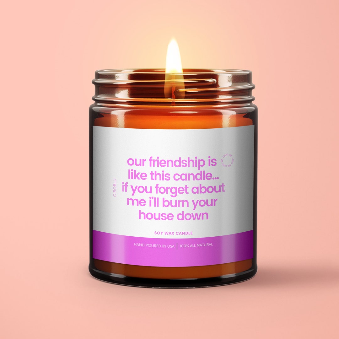 Friendship Candle, Best Friend Gift, Friendship Gift, Friend Gift, Our ...