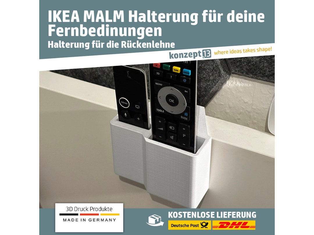 IKEA MALM Holder for Your Remote Controls / Headboard Holder - Etsy