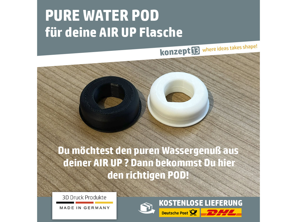 Air up Blind Pod / PURE WATER POD for Your Air up Bottle Water ...