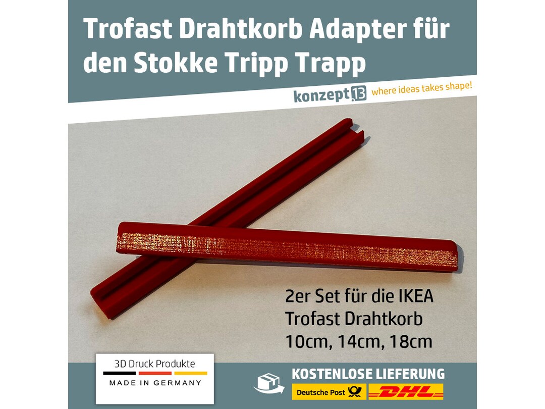 Trofast Net Basket Adapter Suitable for Stokke Tripp Trapp / Various ...