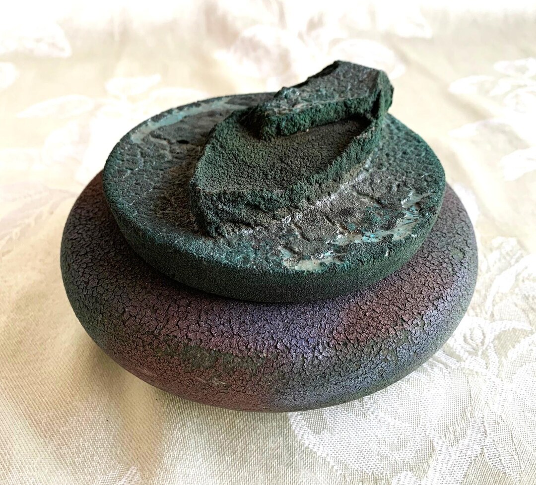 RICHARD MEYER Raku Lidded Pot - Etsy