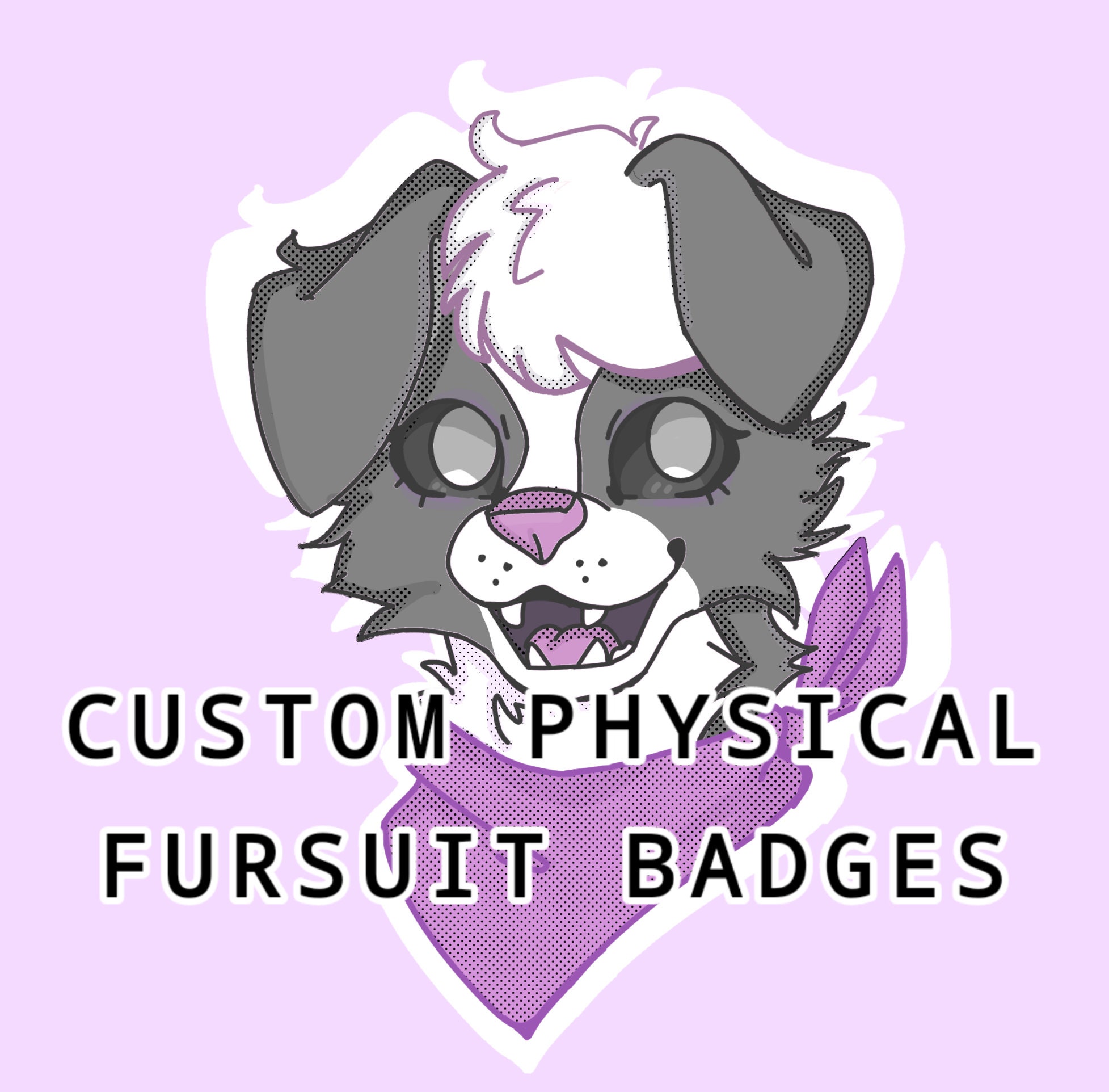 PHYSICAL Fursuit Badge Commissions READ DESC - Etsy