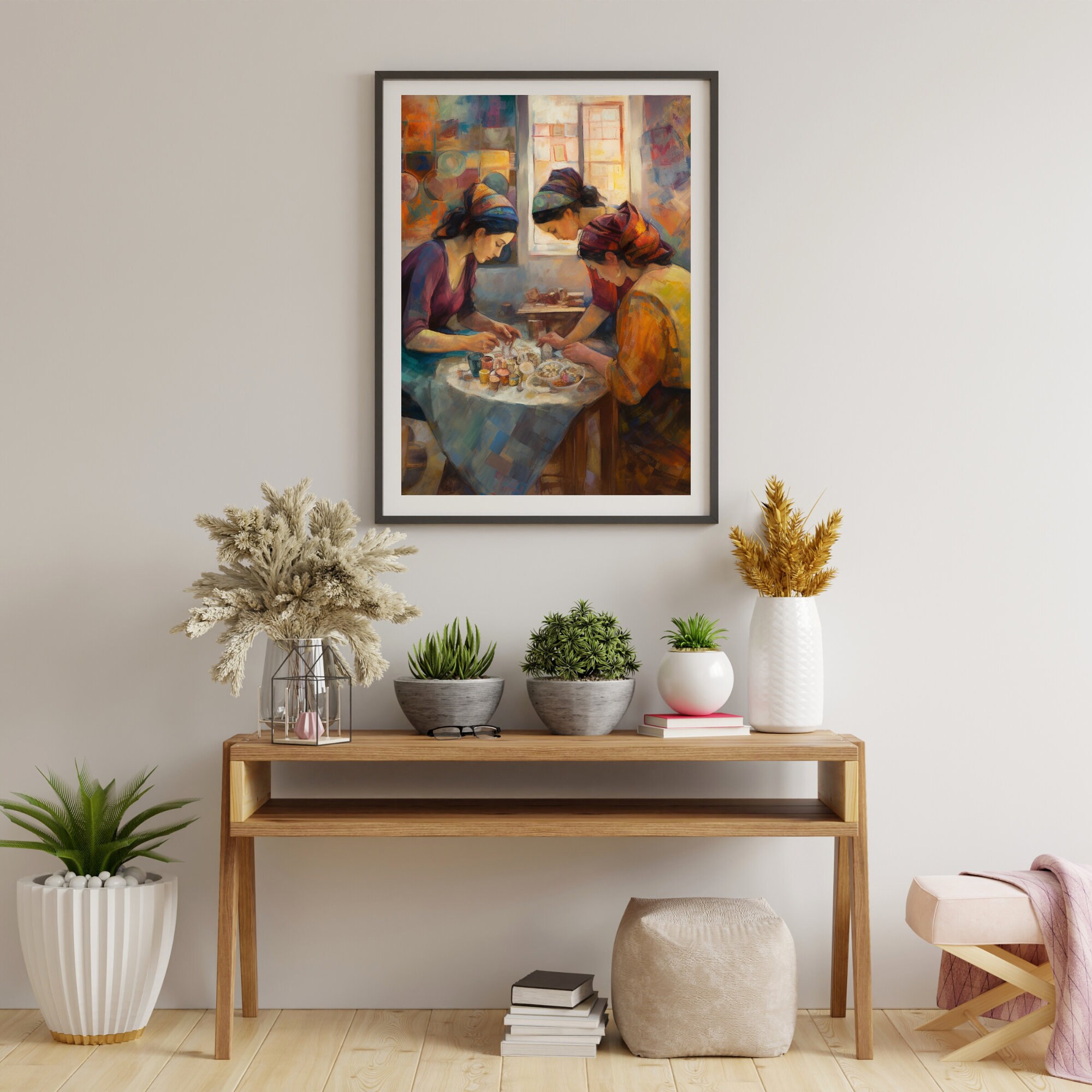 Women Crafts Printable Jewish Home Decor Digital Wall Art Judaica Fine ...