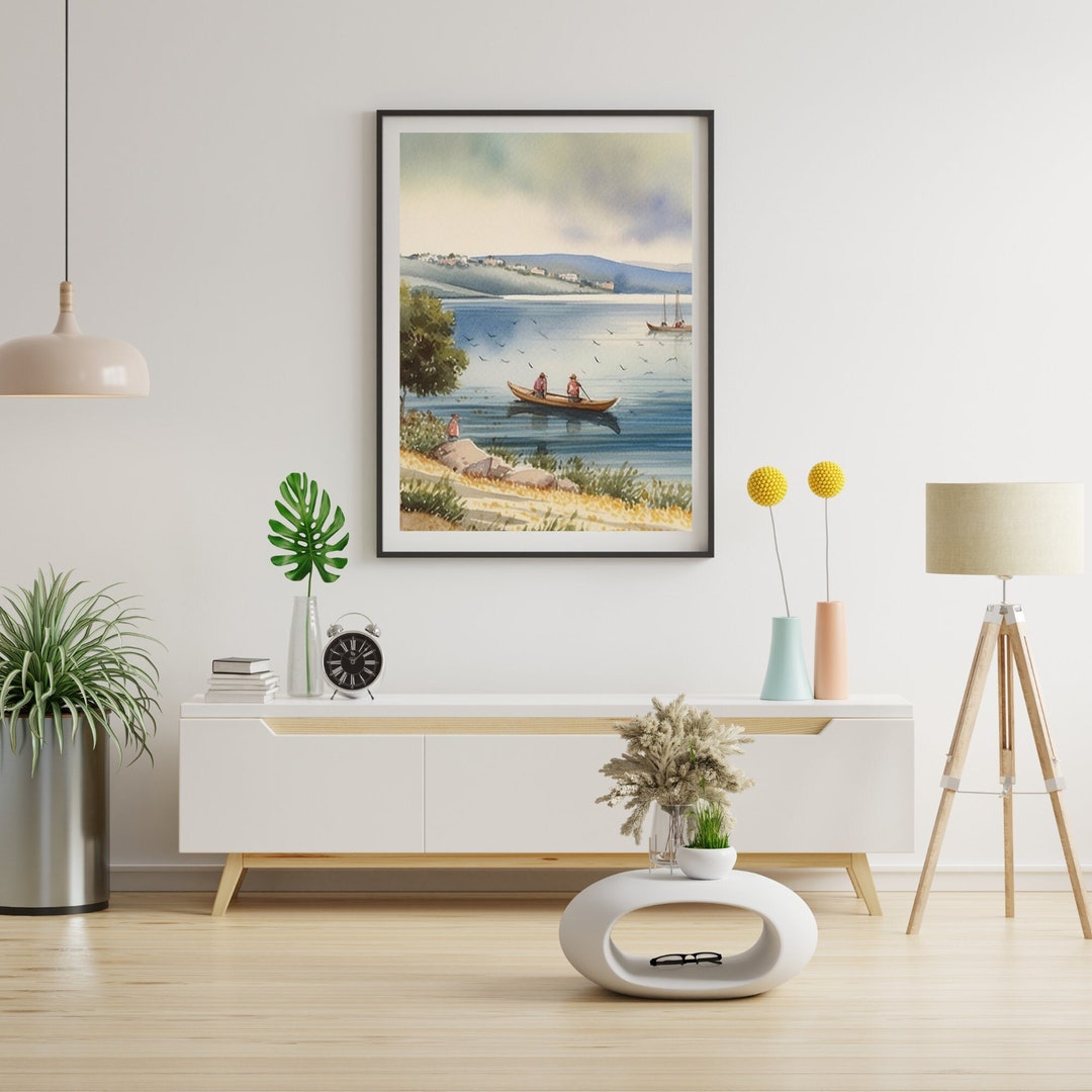 Fishermen Printable Jewish Home Decor Digital Wall Art Judaica Fine Art ...