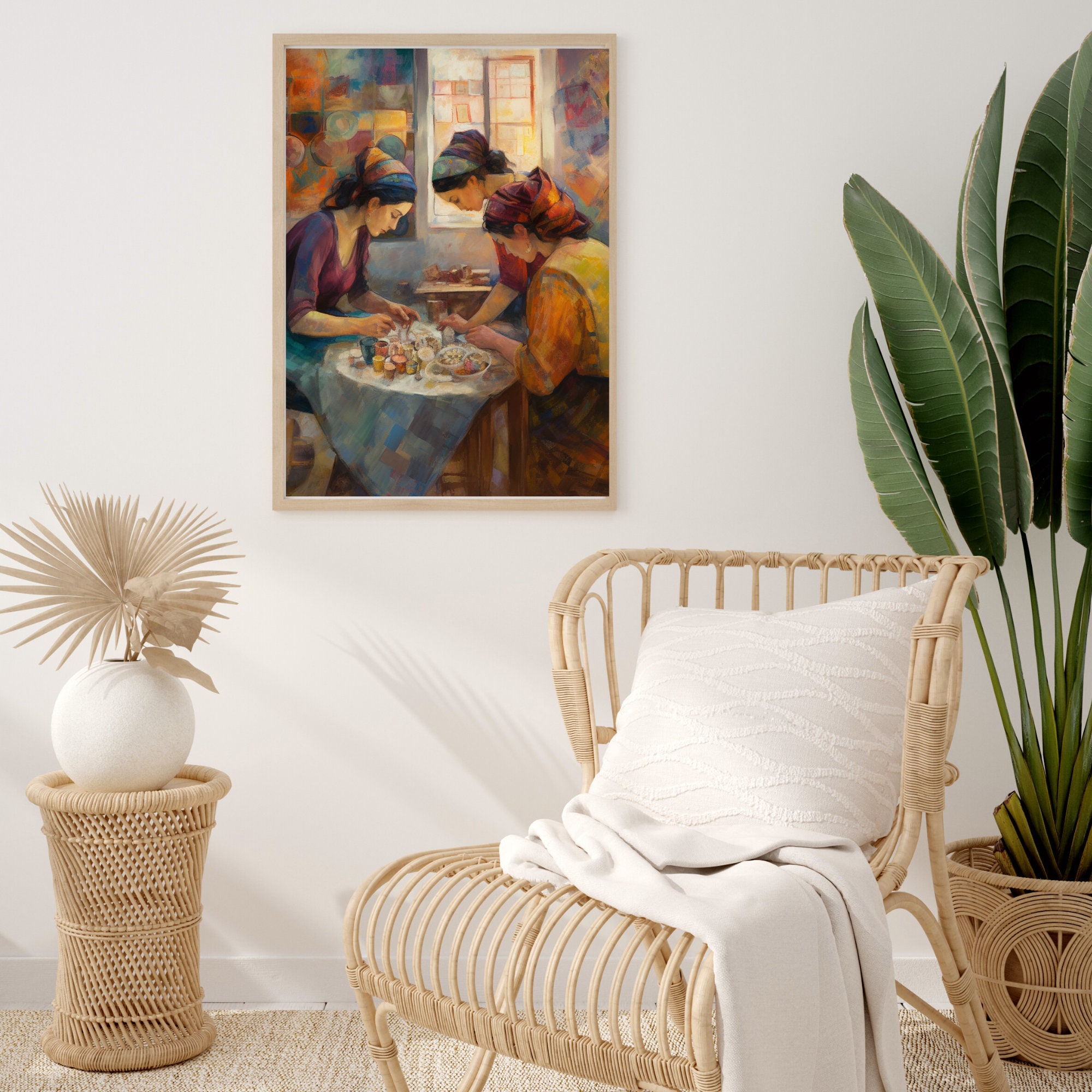 Women Crafts Printable Jewish Home Decor Digital Wall Art Judaica Fine ...