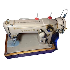 Vintage Beautiful 1956 Singer 306K Sewing Machine Zigzag Includes ...