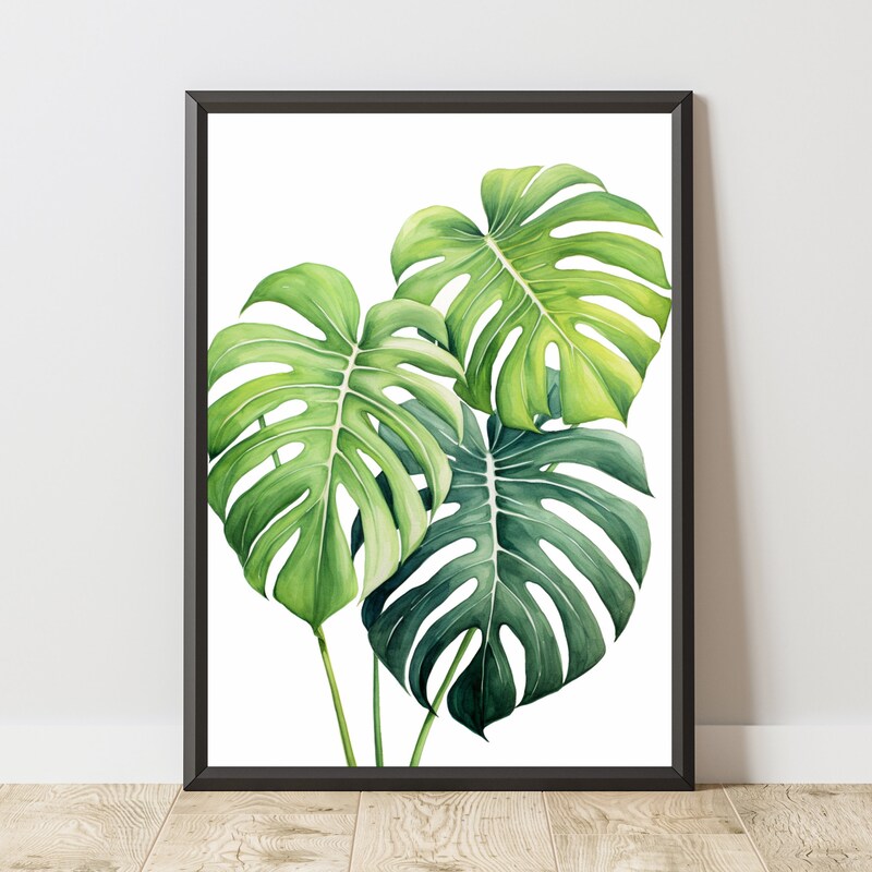 Monstera Print - Etsy