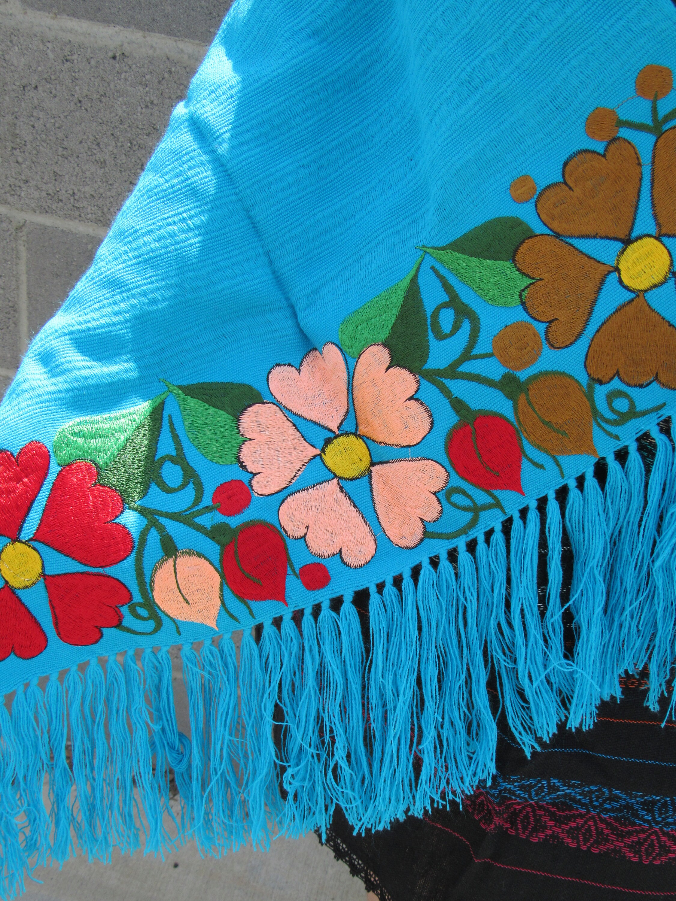 Mexican Traditional Rebozo. Mexican Shawl. Mexican Fiesta Shawl - Etsy
