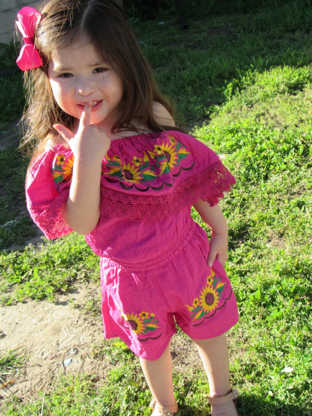 Mexican Girls Shorts Traditional Mexican Toddler Shorts Embroidered ...