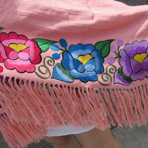 Mexican Traditional Rebozo. Mexican Shawl. Mexican Fiesta Shawl - Etsy