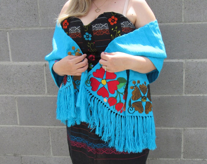 Mexican Traditional Rebozo. Mexican Shawl. Mexican Fiesta Shawl - Etsy