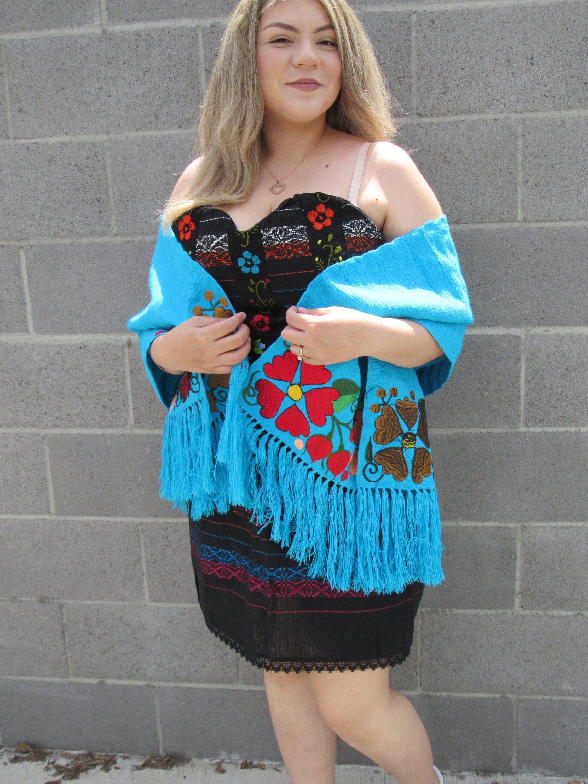 Mexican Traditional Rebozo. Mexican Shawl. Mexican Fiesta Shawl - Etsy