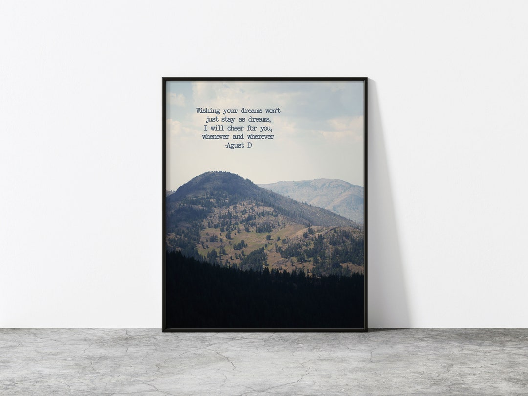 Suga Snooze Lyric Poster | Min Yoongi | Agust D | D-DAY Solo Album ...