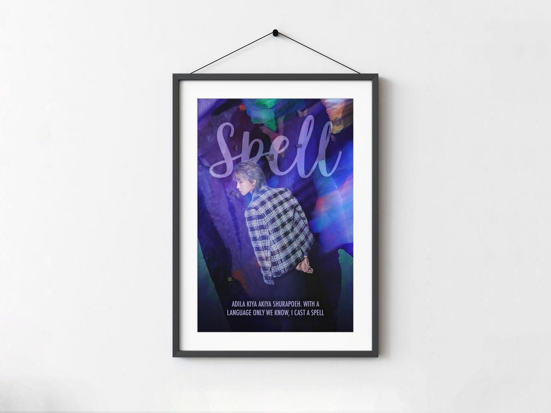 The8 Spell Poster | SVT Xu Minghao | Performance Unit Print - Etsy