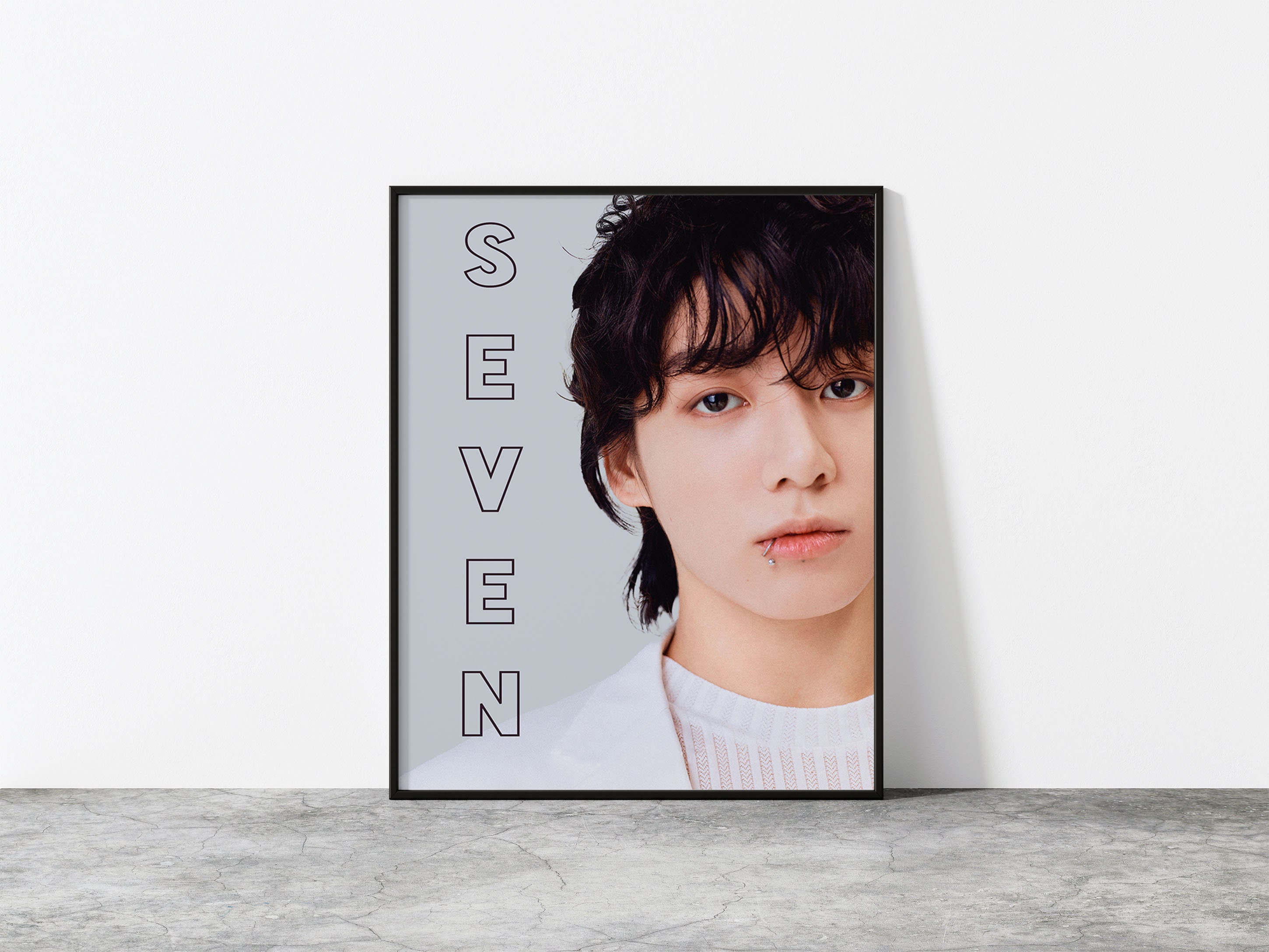 JK Seven Poster Jeon Jungkook Solo Album Print - Etsy
