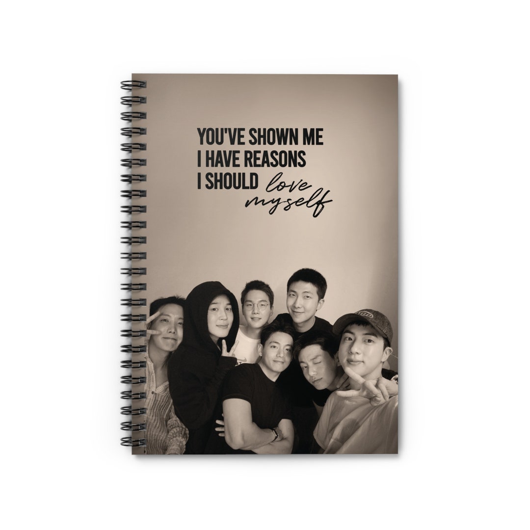 OT7 'love Myself' Spiral Notebook: Ruled Line Journal - Etsy