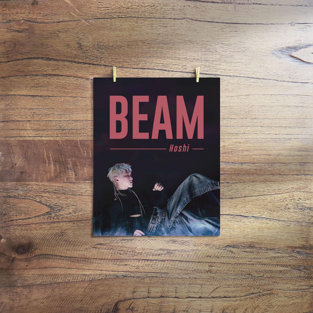 Hoshi BEAM Poster | SVT Soonyoung Horanghae | Performance Unit Print - Etsy