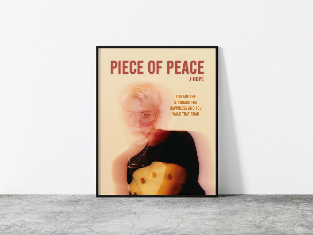 Jhope POP Poster Hope World Album Jung Hoseok Piece of Peace Print - Etsy