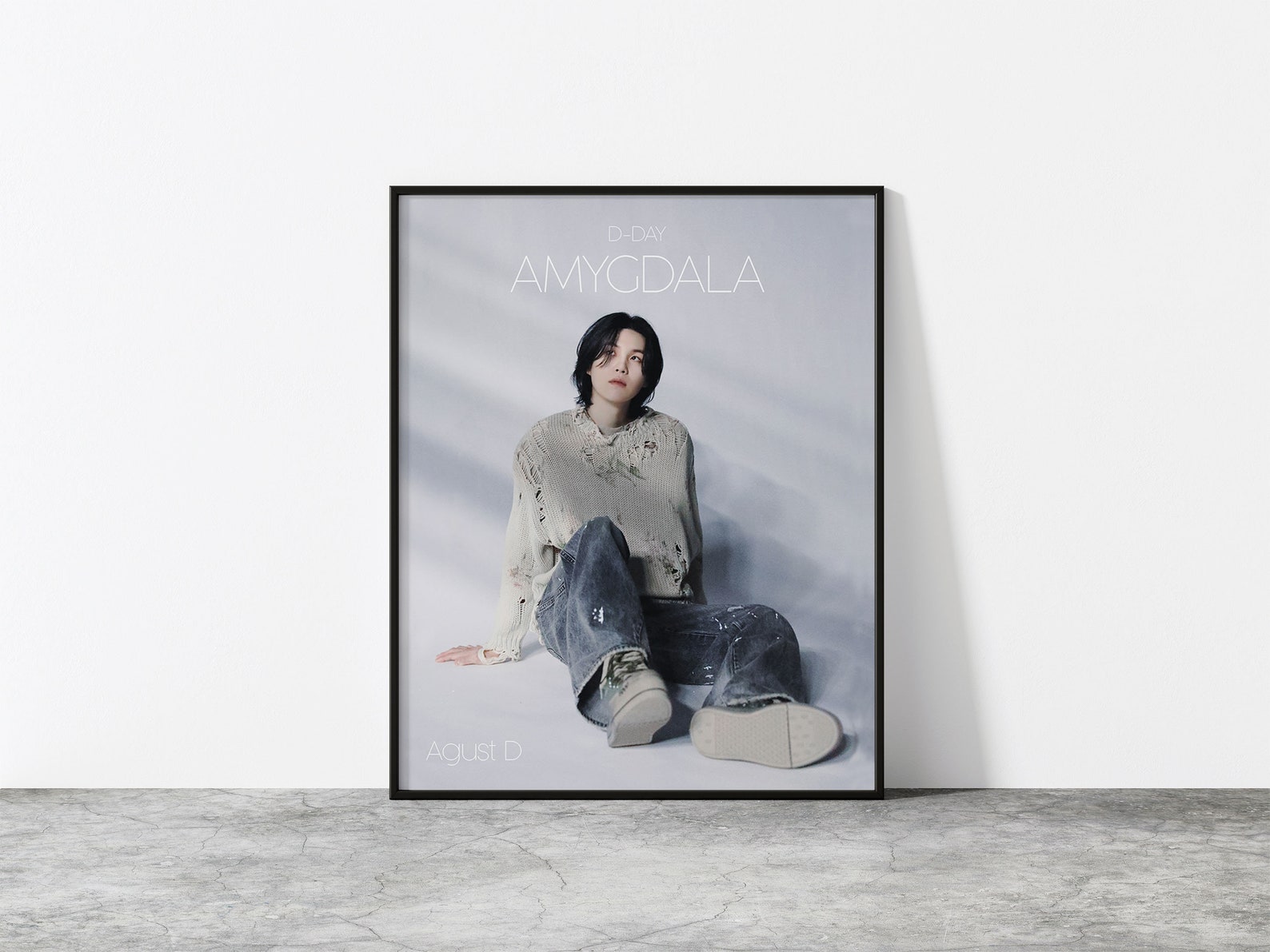 Suga Amygdala Poster | D-DAY Solo Album | Agust D Print | Min Yoongi - Etsy