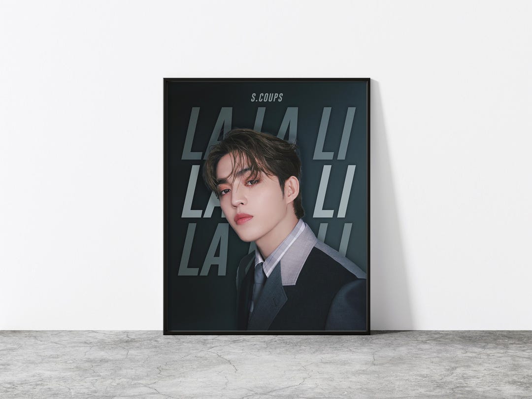 Scoups Lalali Poster | SVT Leader Cheol | Hiphop Unit Print - Etsy