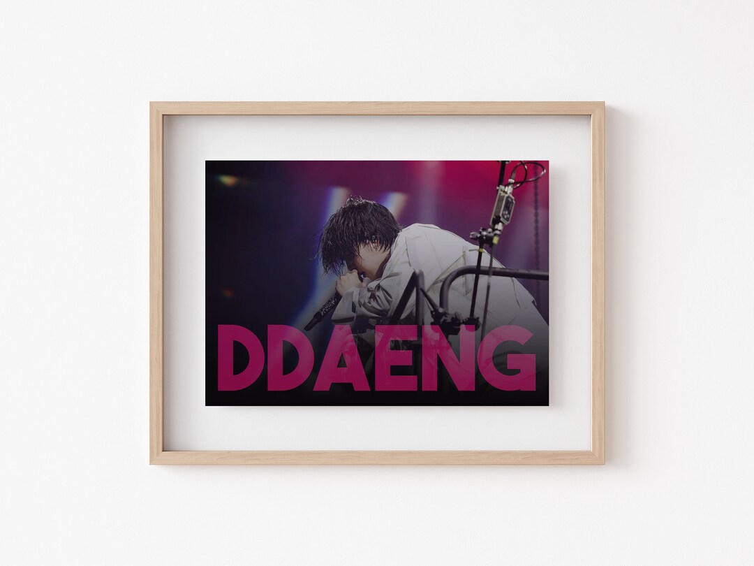 Ddaeng Suga Concert Poster | Min Yoongi | Agust D | Print | D-day Solo ...