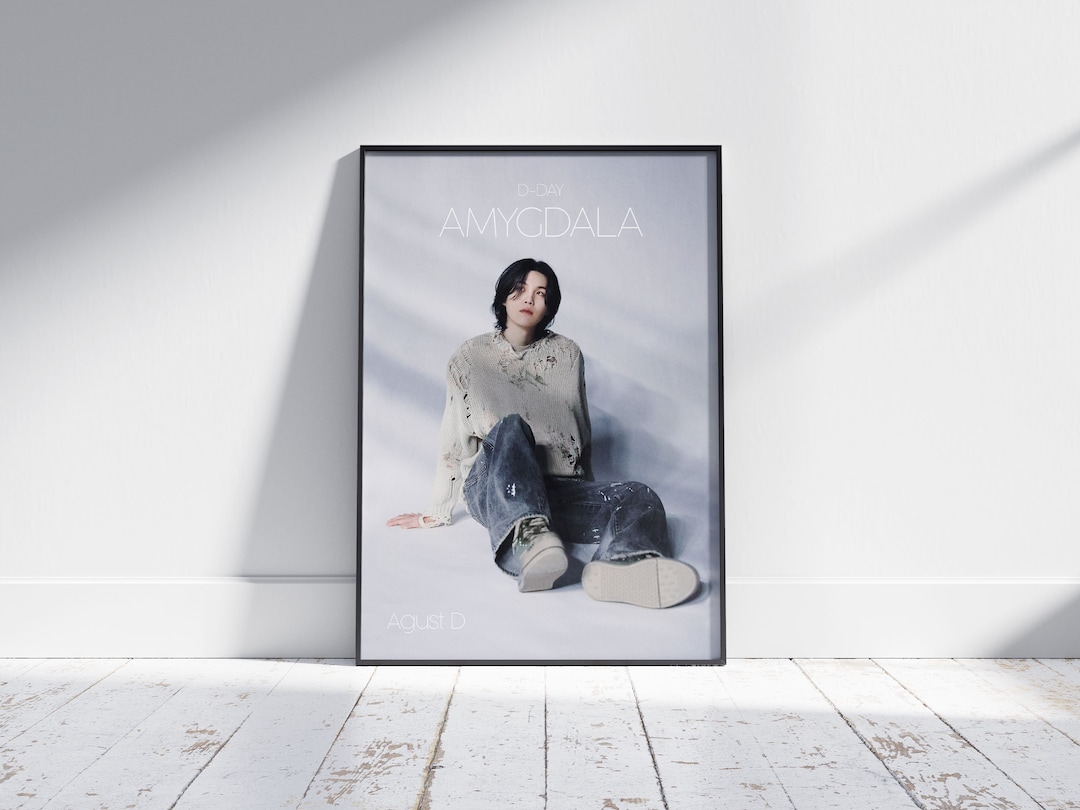Suga Amygdala Poster D-DAY Solo Album BTS Print - Etsy