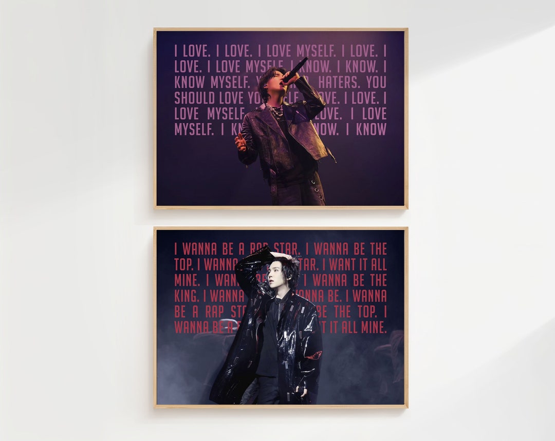 Cypher 4 + Interlude Shadow Suga Concert Poster | Min Yoongi | Agust D ...