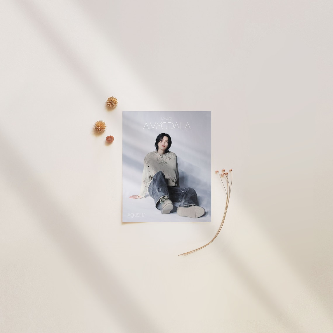 Suga Amygdala Poster | D-DAY Solo Album | Agust D Print | Min Yoongi - Etsy