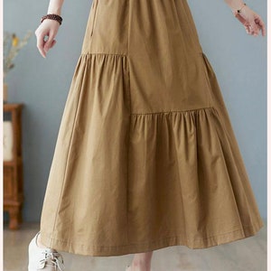 Ruffled Skirt Sewing Pattern, Beginner Friendly, Instant Download PDF ...