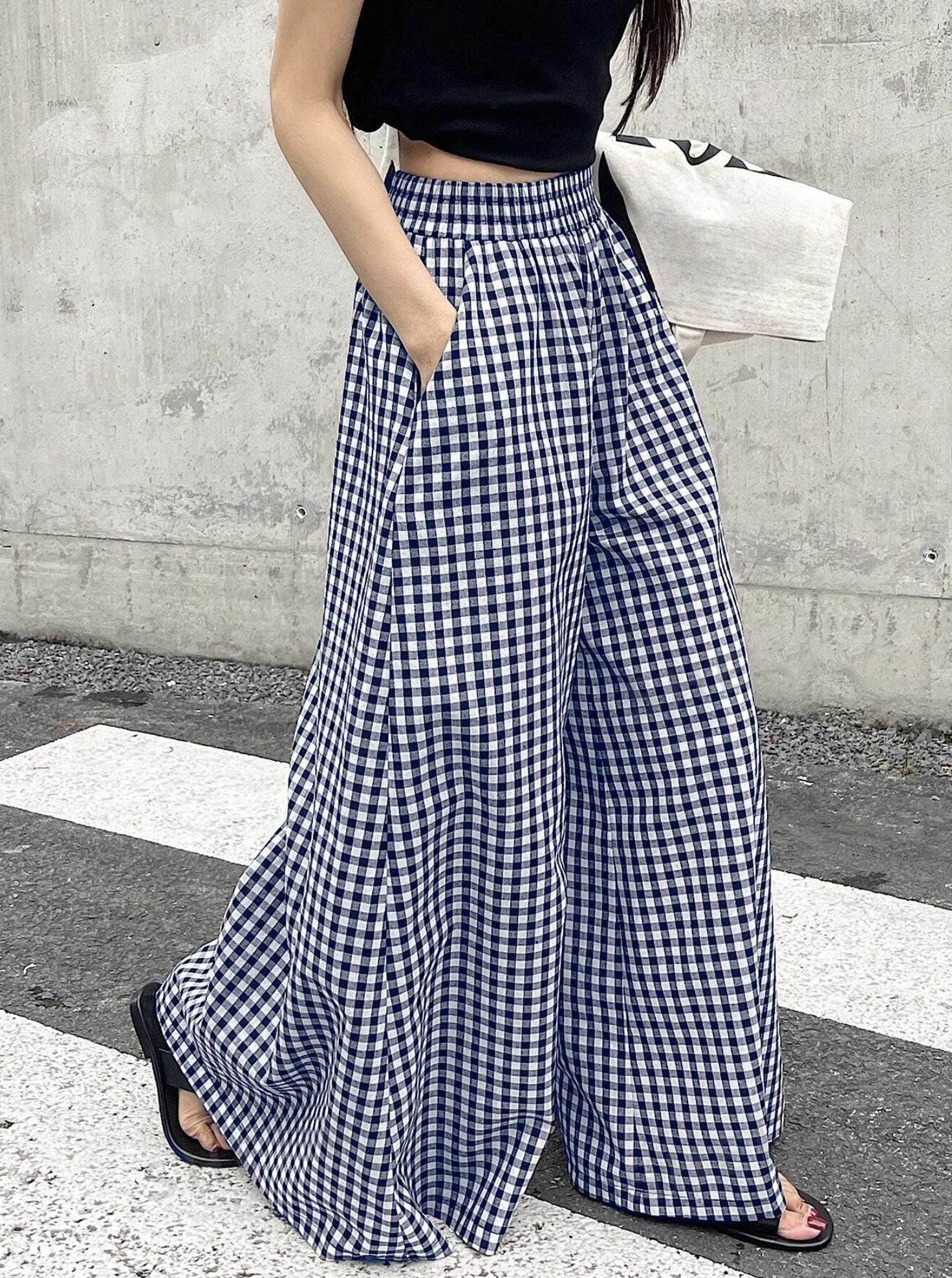 Wide Leg Pants Sewing Pattern, Instant Pdf Download, Sizes XS-3XL, Boho ...