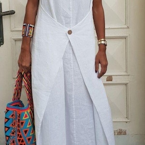 Wrap Dress Sewing Pattern, Sleeveless Boho Dress, Digital Pattern Pdf ...