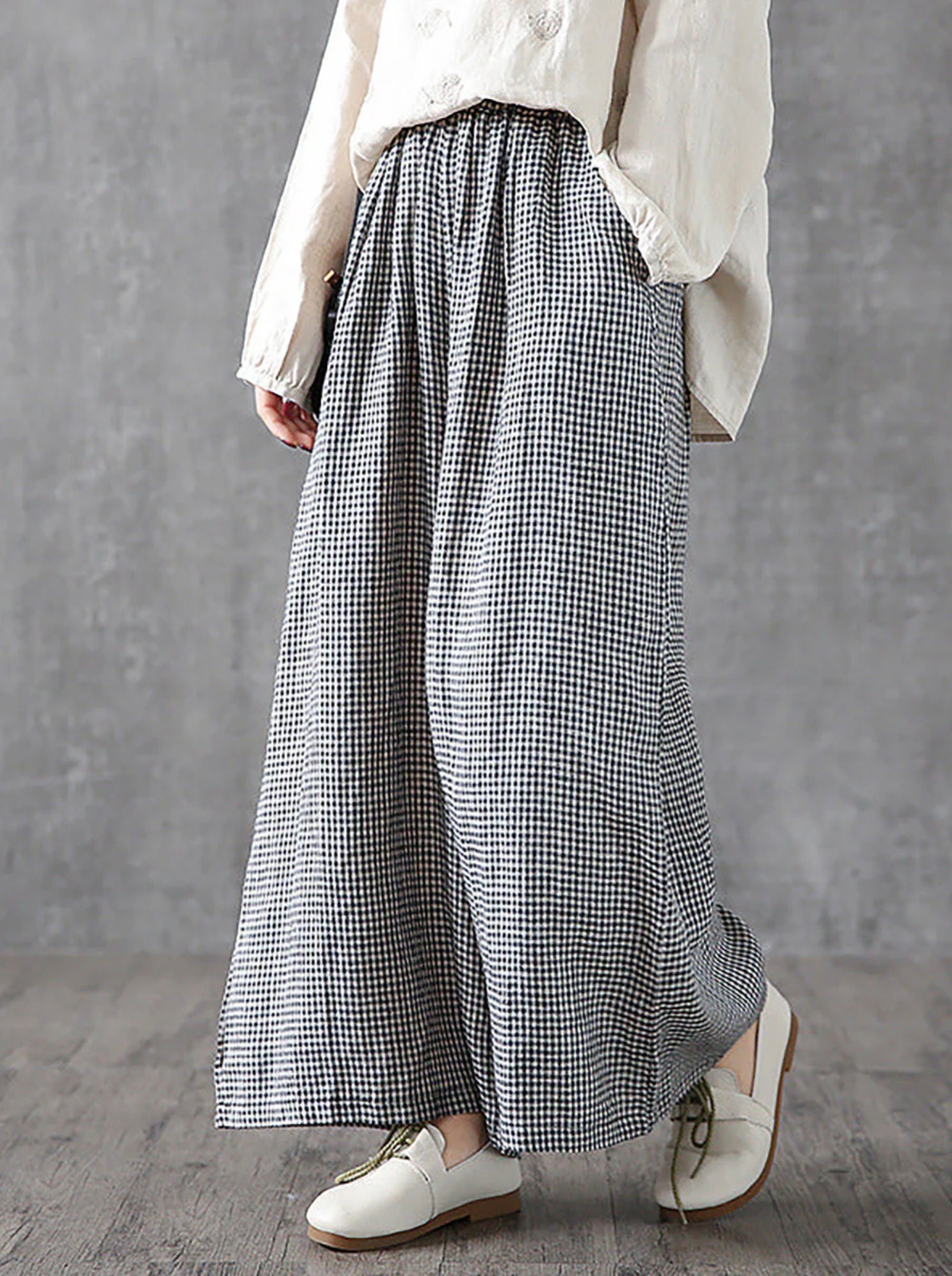 Wide Leg Pants Sewing Pattern, DIY Skirt Pants, Sizes XS-5XL, Instant ...