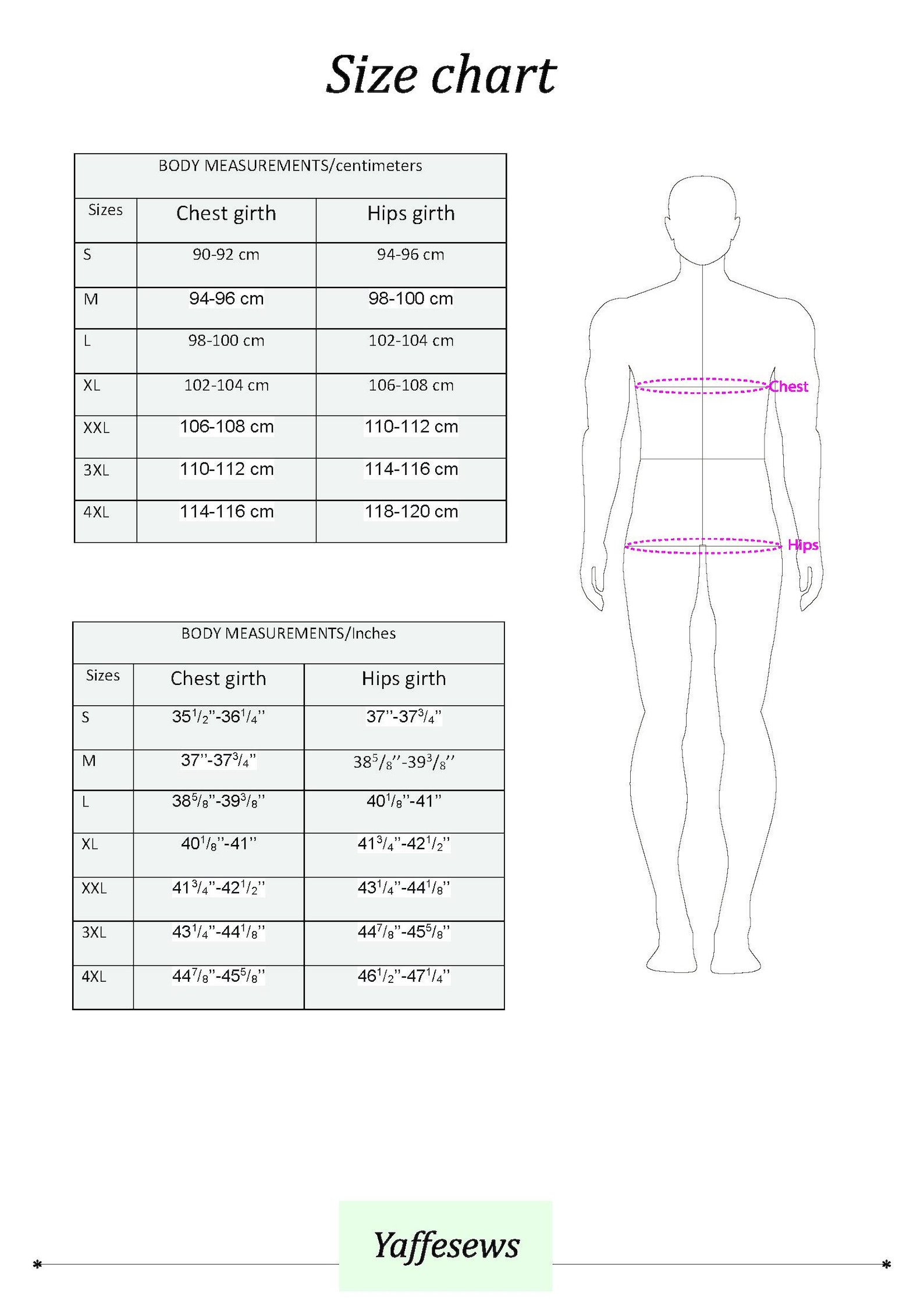 Men's Kimono Jacket Sewing Pattern, Instant Pdf Download, Sizes XS-4XL ...