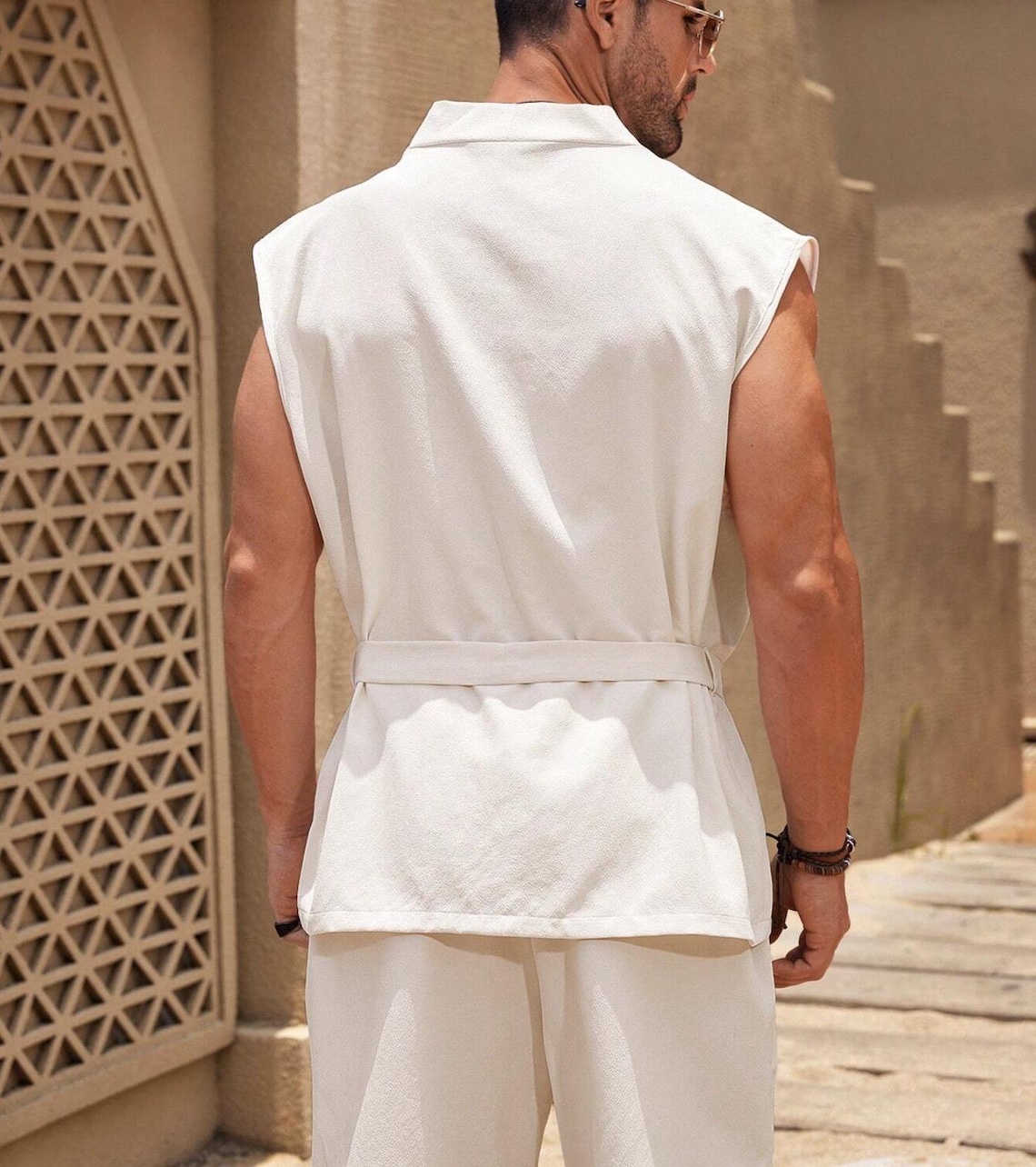 Men's Sleeveless Shirt Sewing Pattern, Instant PDF Download, Sizes S ...