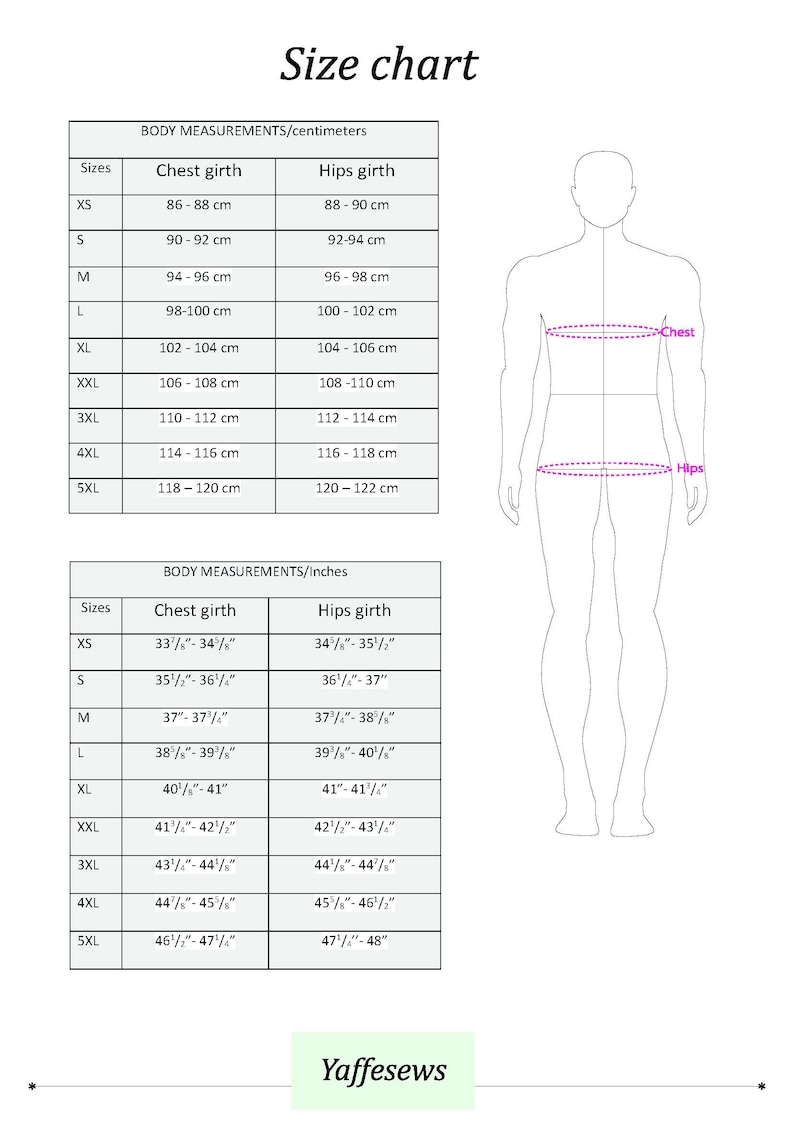 Men's Boho Shirt Sewing Pattern, Loose Fit Top With Kangaroo Pocket ...